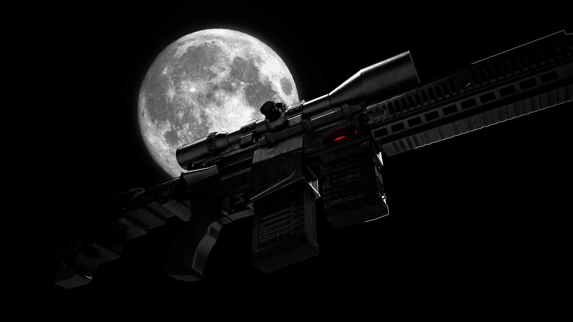 3D Double Barrel Sniper - TurboSquid 2067911