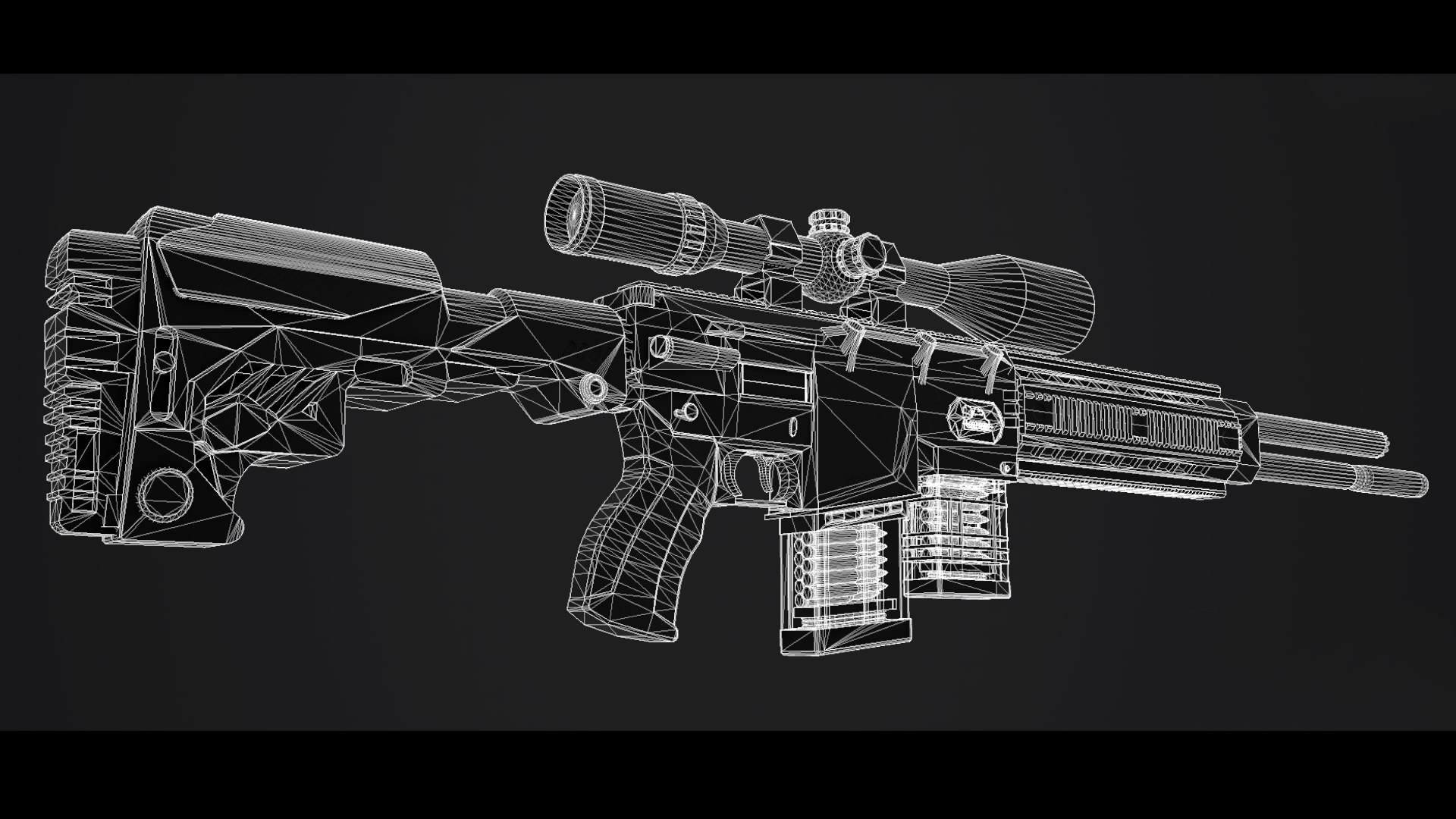 3D Double Barrel Sniper - TurboSquid 2067911