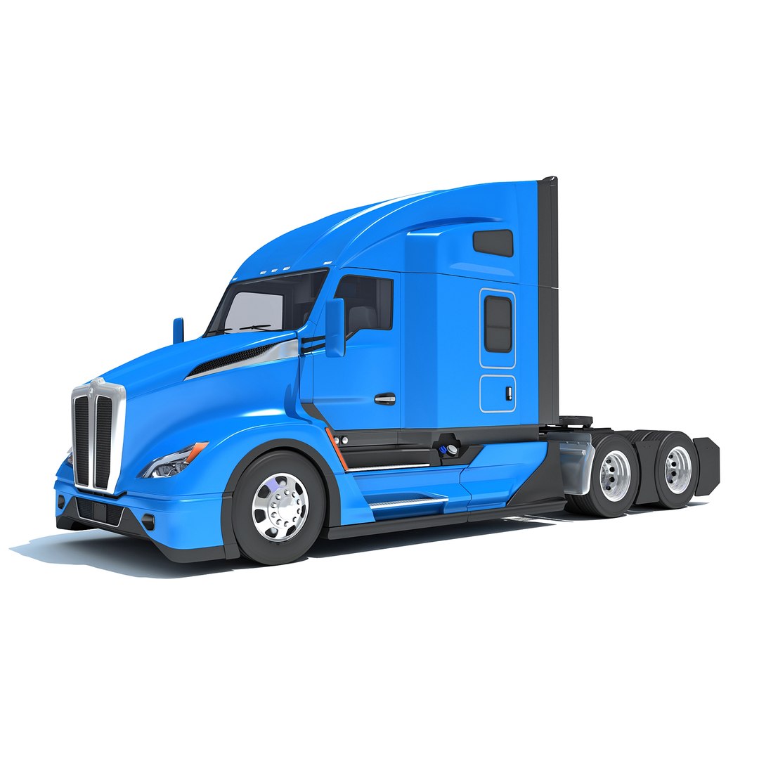Sleeper Cab Tractor Truck 3D Model - TurboSquid 1953686