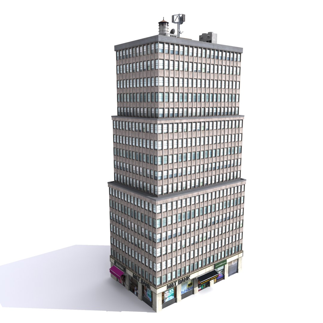 3d Model Of Nyc Building