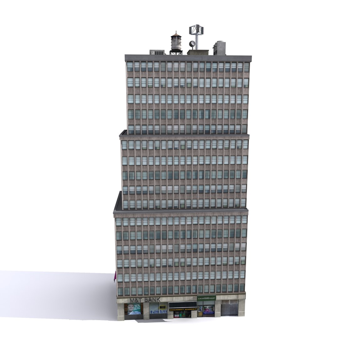 3d Model Of Nyc Building