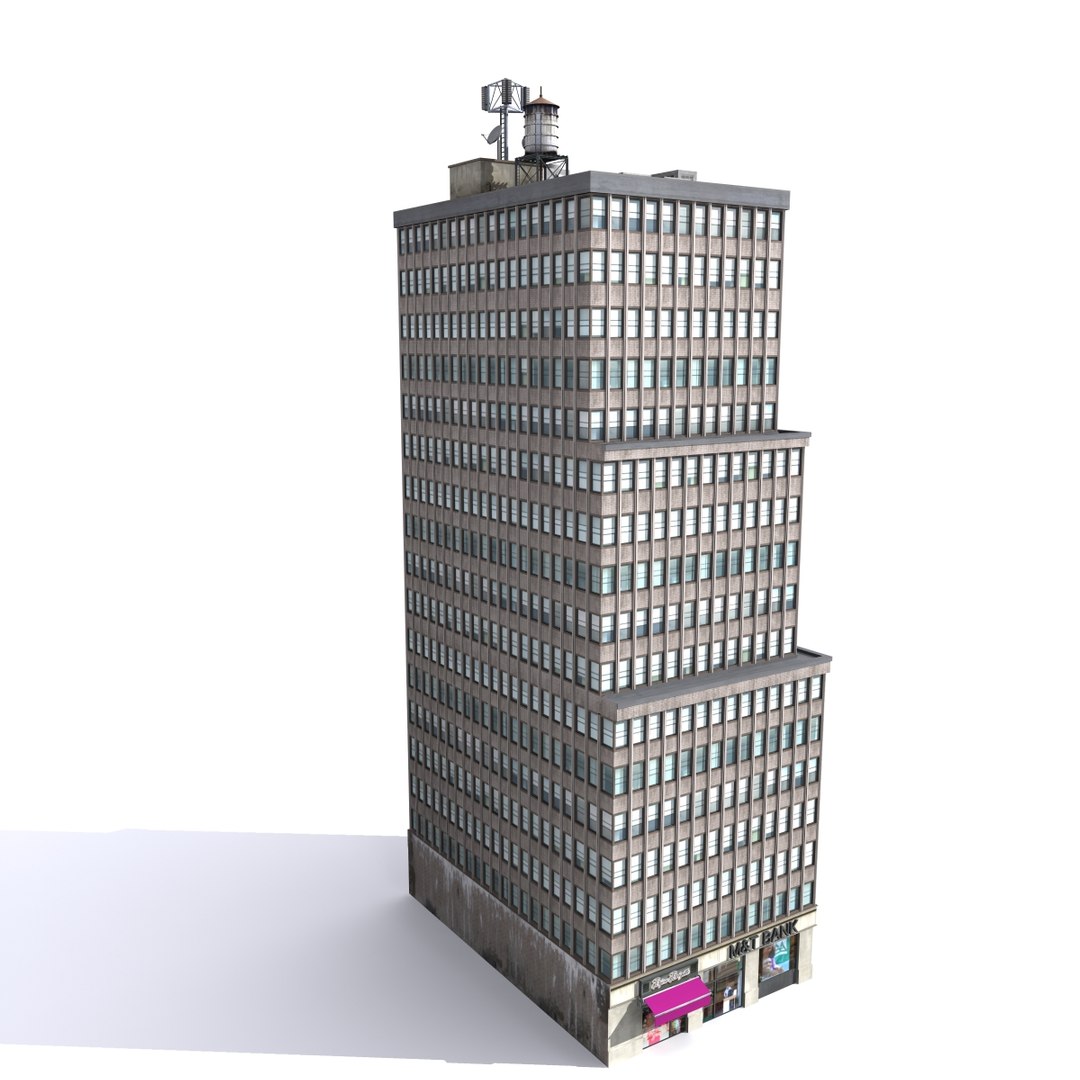 3d Model Of Nyc Building