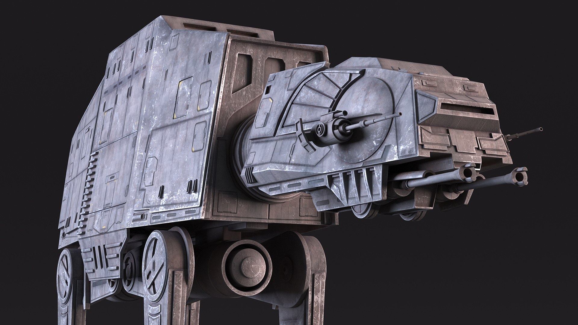 3D Star Wars AT AT Light Model - TurboSquid 2112719