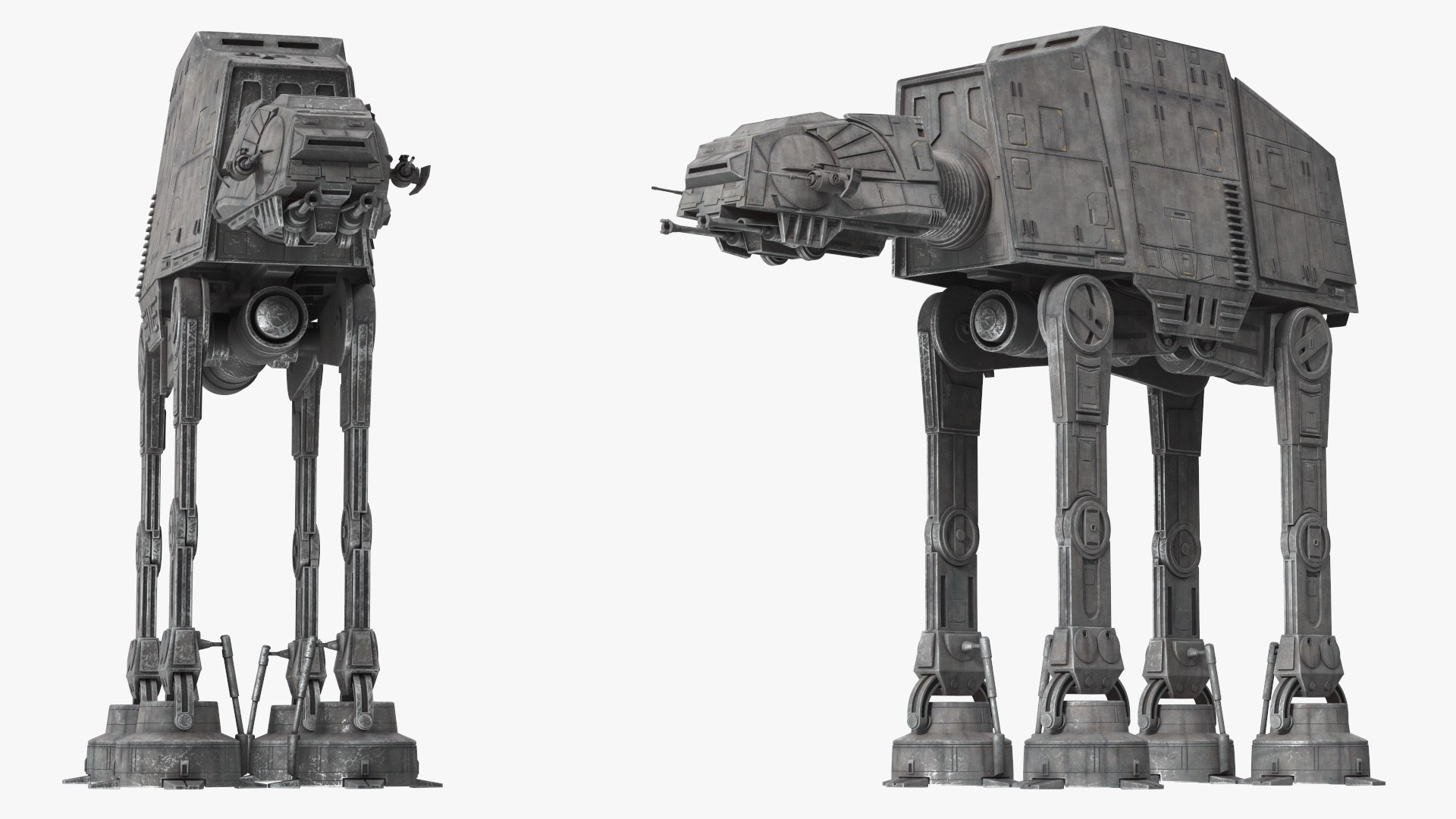 3D Star Wars AT AT Light Model - TurboSquid 2112719