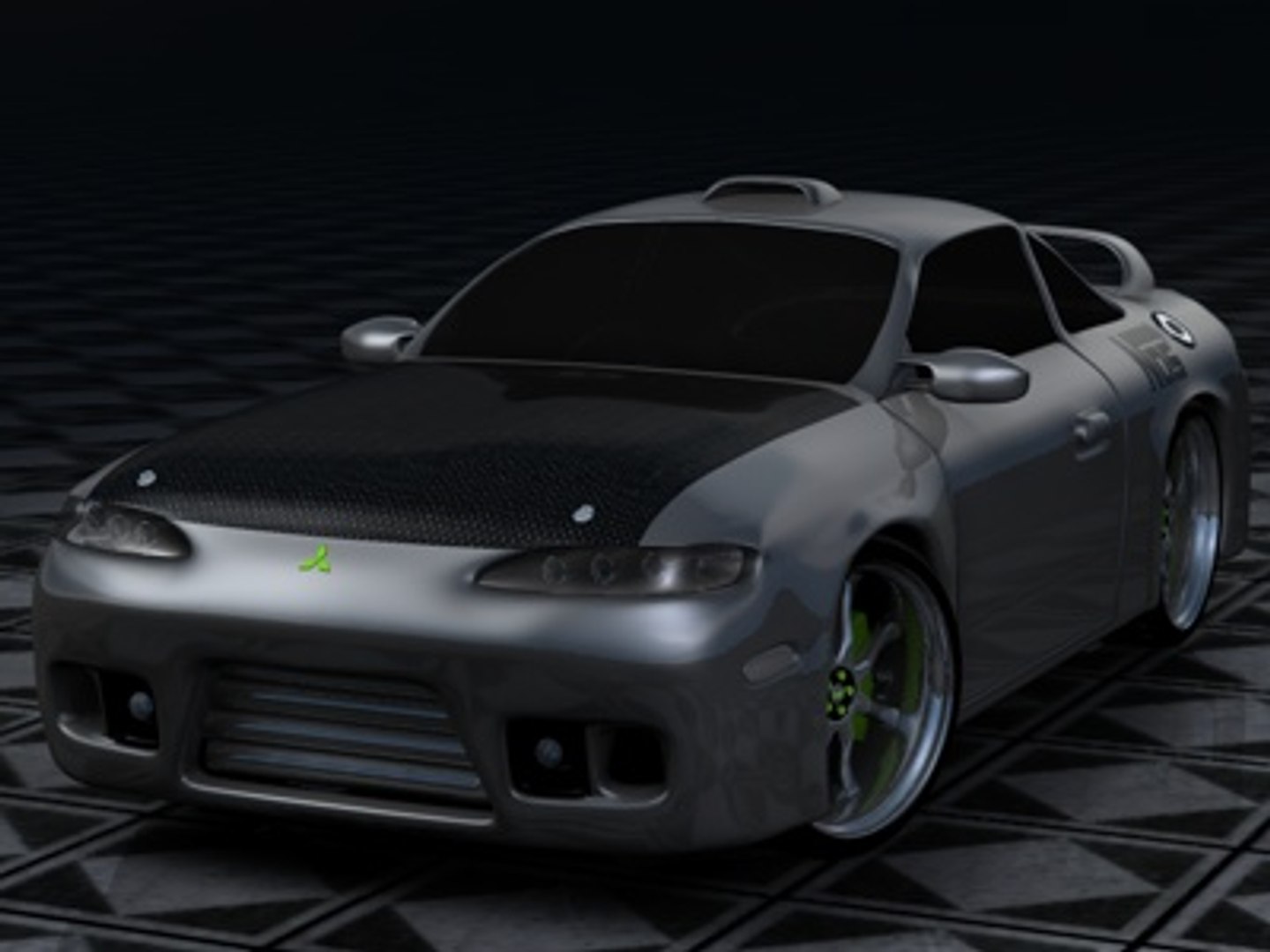 Eclipse Mitsubishi Gsx 3d Model