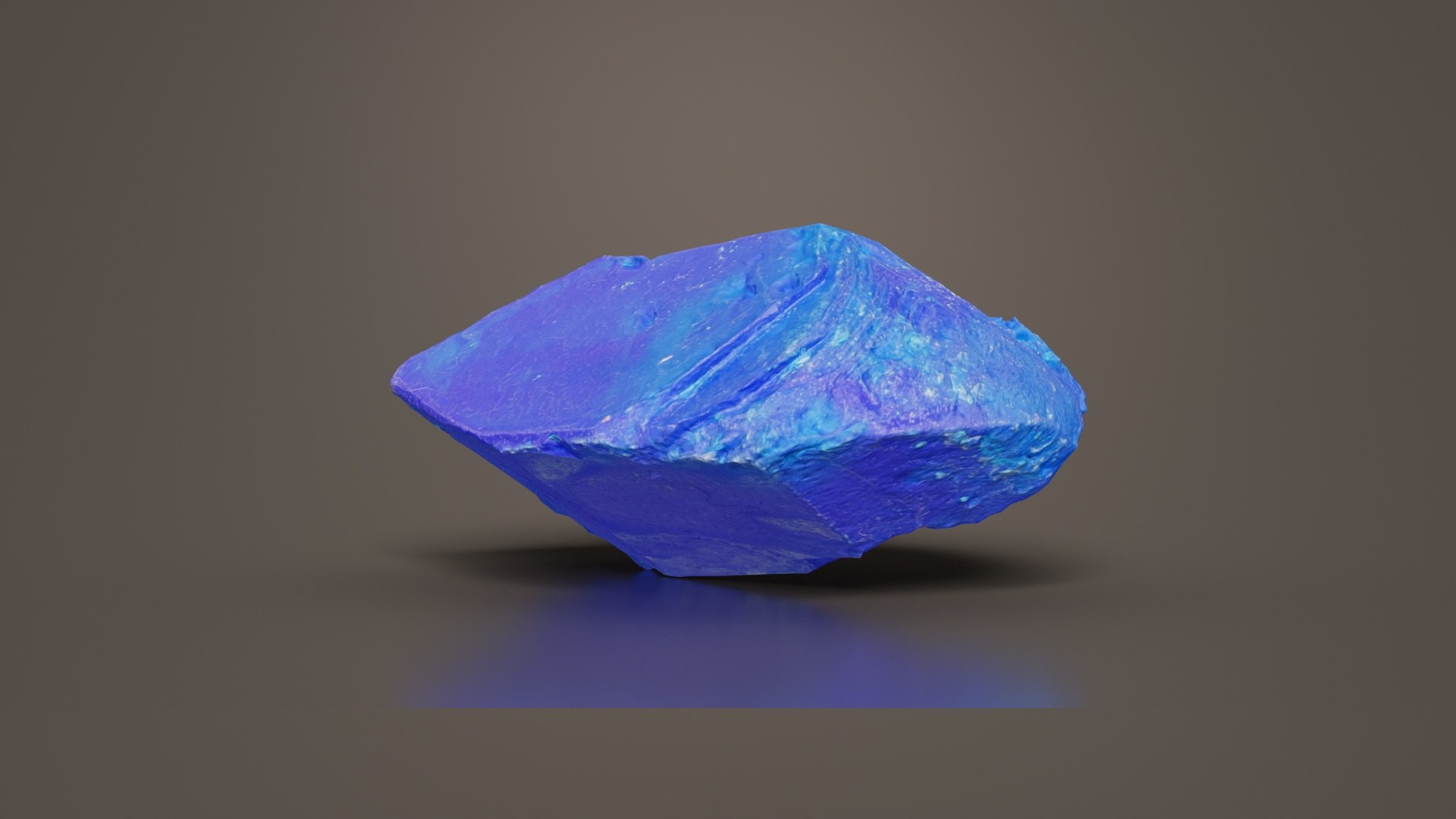 Blue Salt Crystal 03 Remastered 3D - TurboSquid 2362527