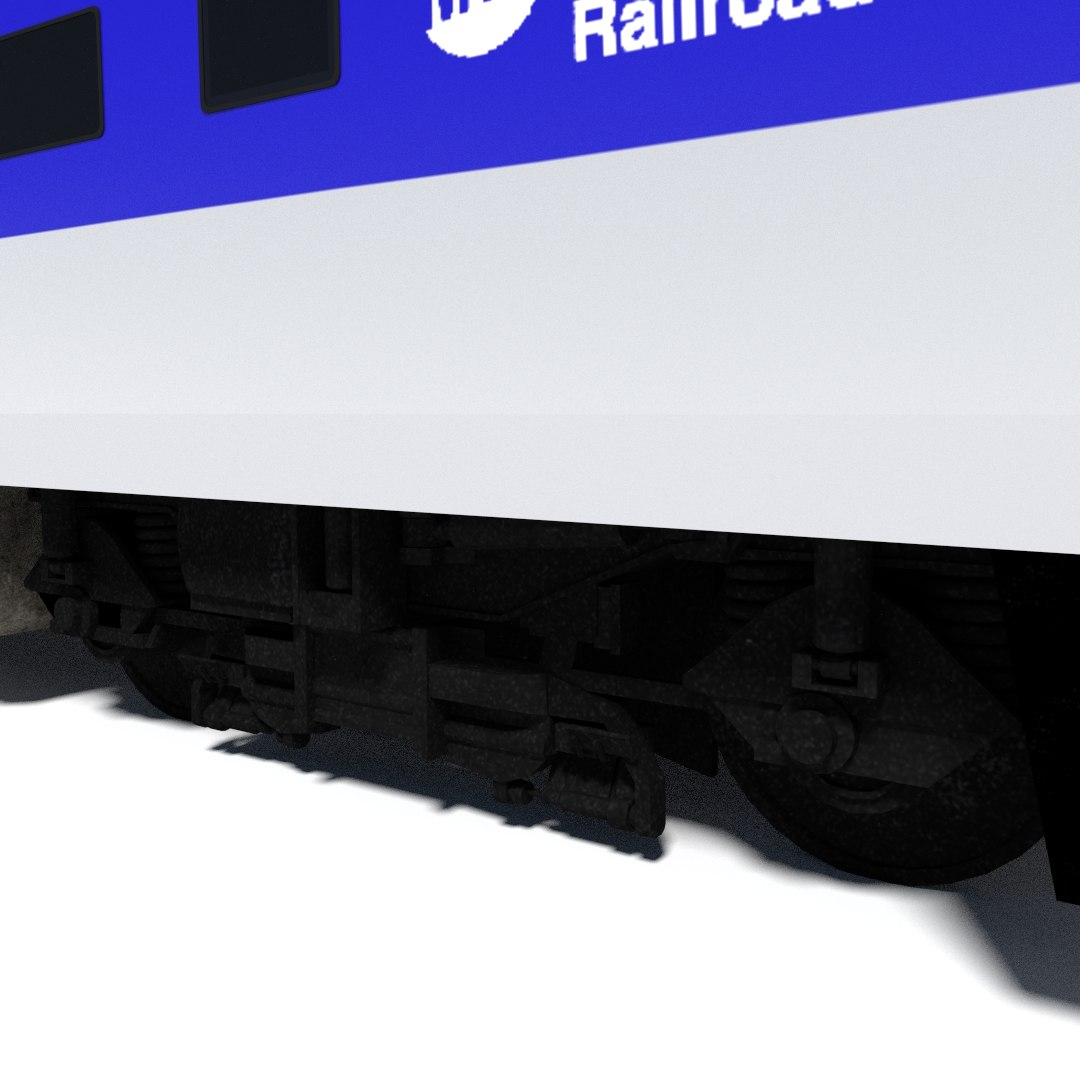 3d Metro-north Train Wagon 2 Model