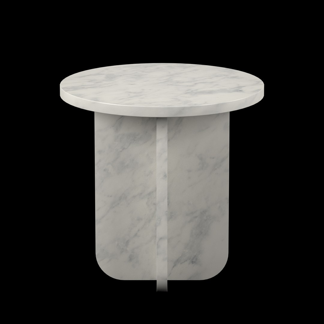 Amara Curve Side Table Model - TurboSquid 1981633