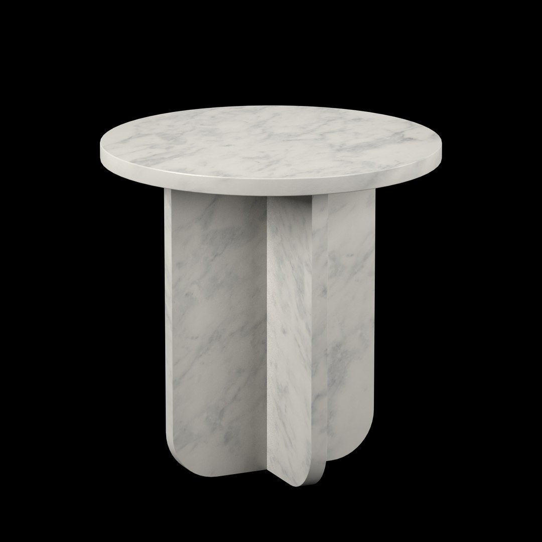 Amara Curve Side Table Model - TurboSquid 1981633