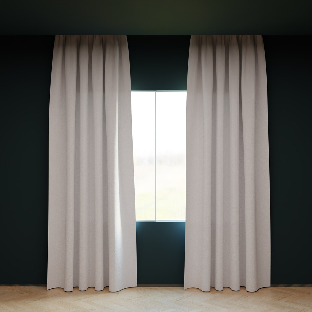 Realistic 7 Curtain Styles In High And Low Poly 3D - TurboSquid 1847531
