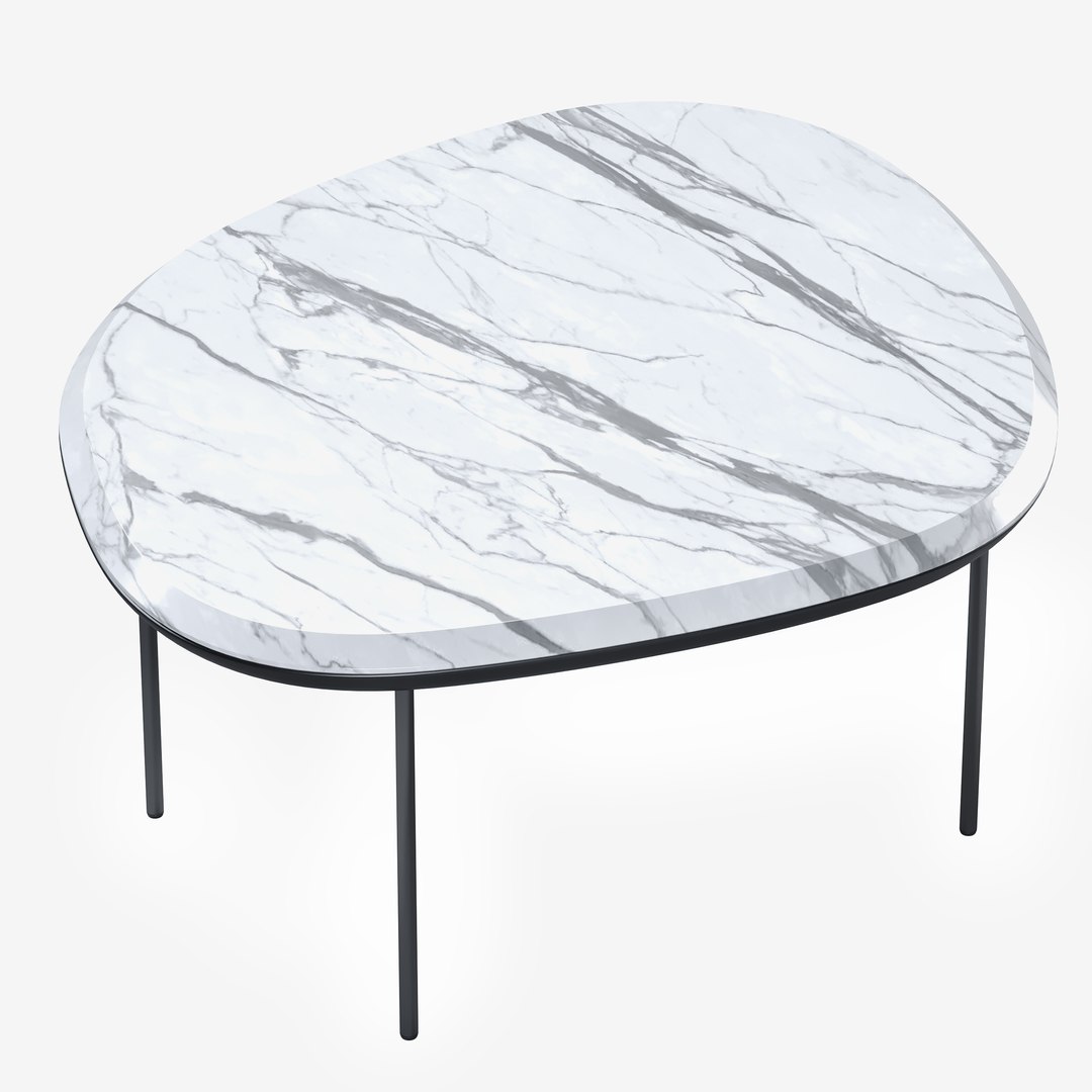 Pebble Low Tables By Living Divani Model - TurboSquid 2022070