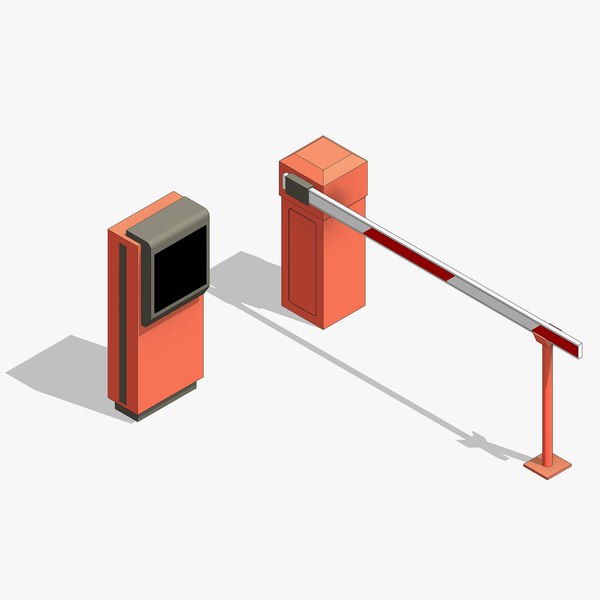 Parking Barrier 3D Models for Download | TurboSquid