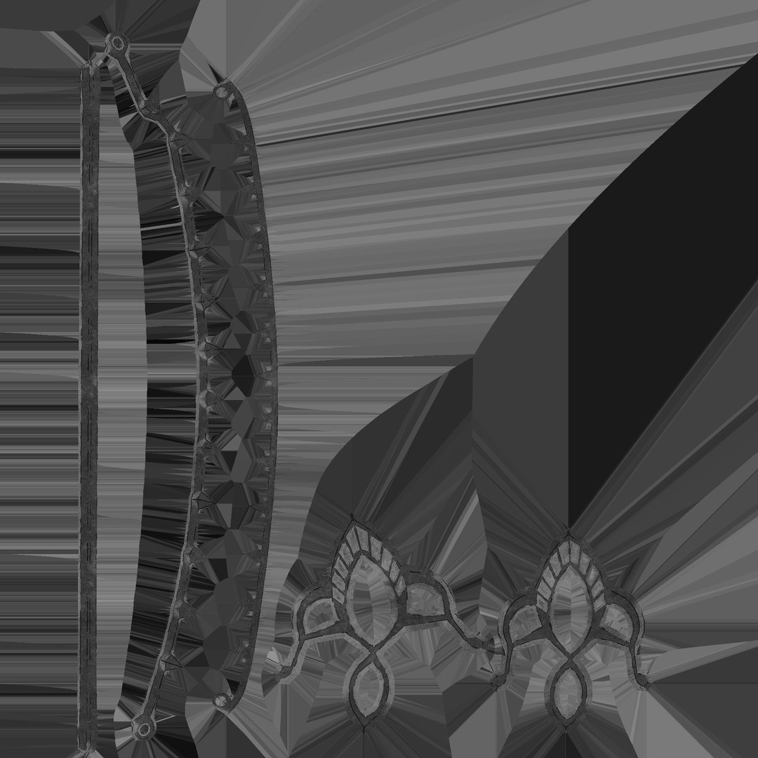 Knights Silver Tiara Crown 3D Model - TurboSquid 1931966