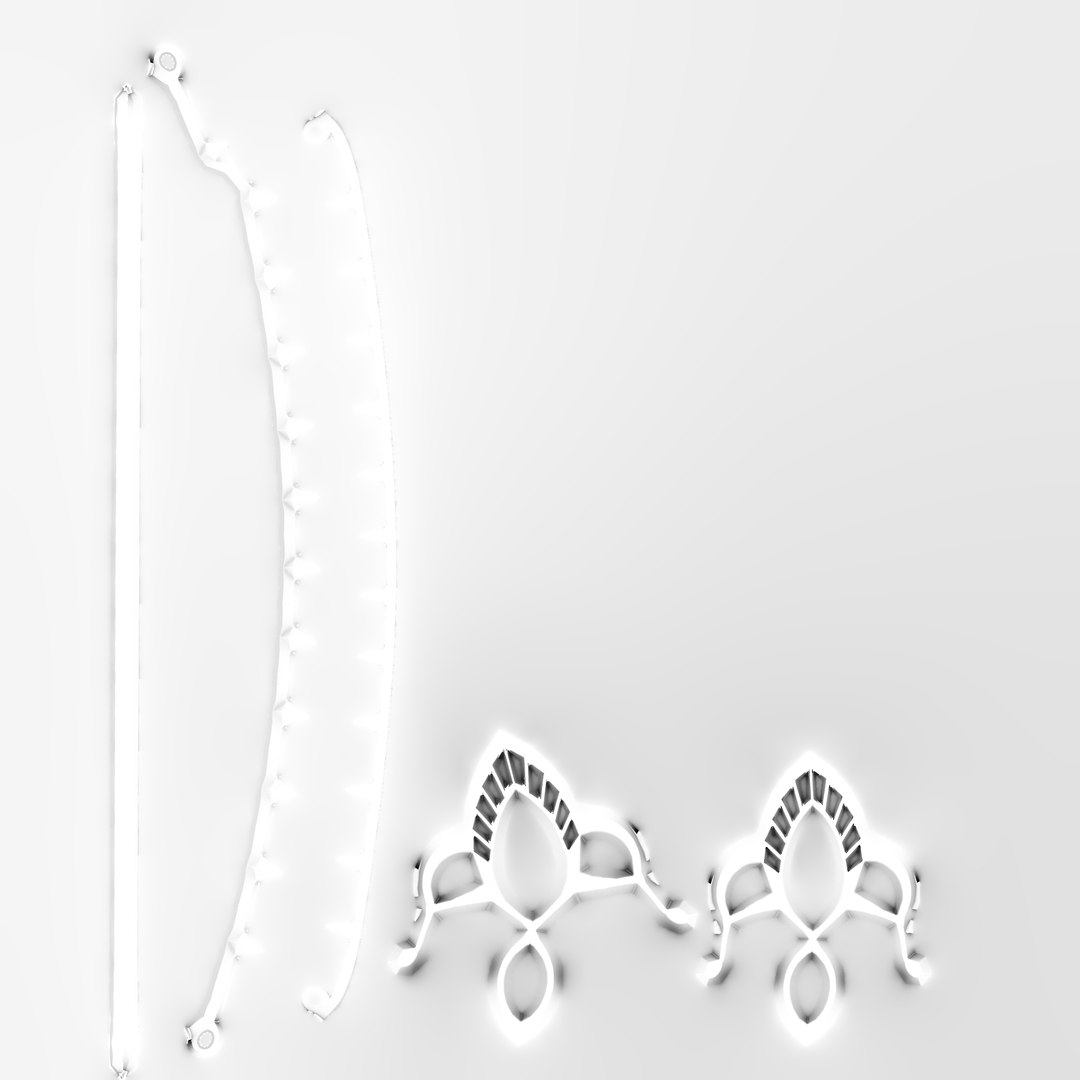 Knights Silver Tiara Crown 3D Model - TurboSquid 1931966