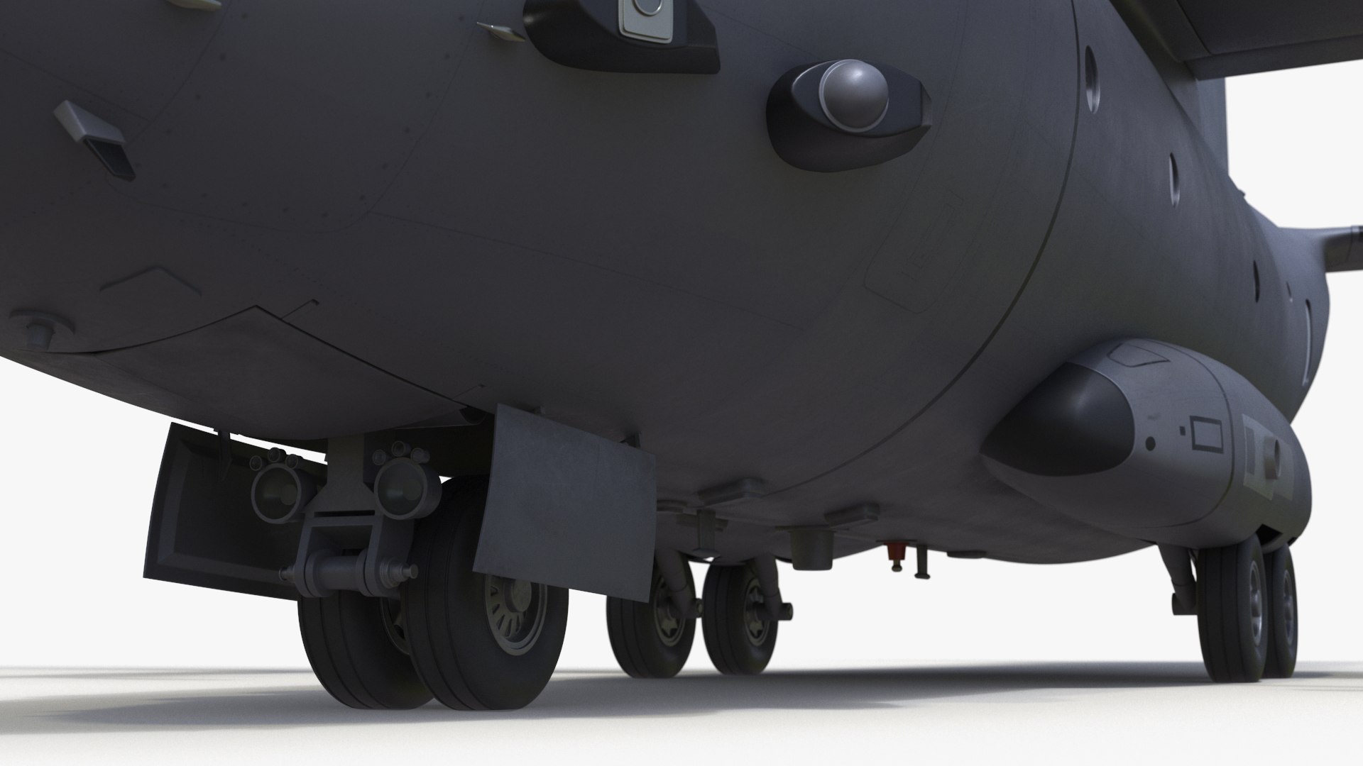 3D Multi-role Aircraft Grey Simplified Model - TurboSquid 2296131