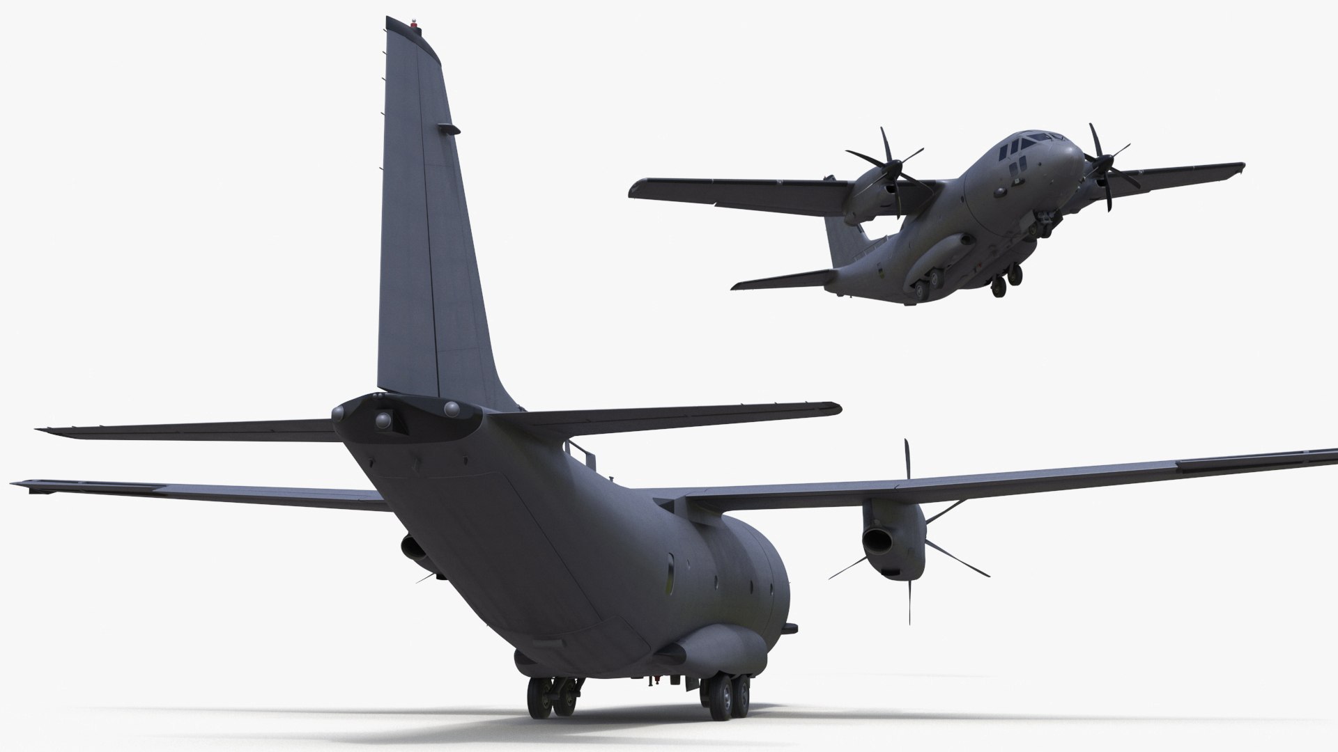 3D Multi-role Aircraft Grey Simplified Model - TurboSquid 2296131