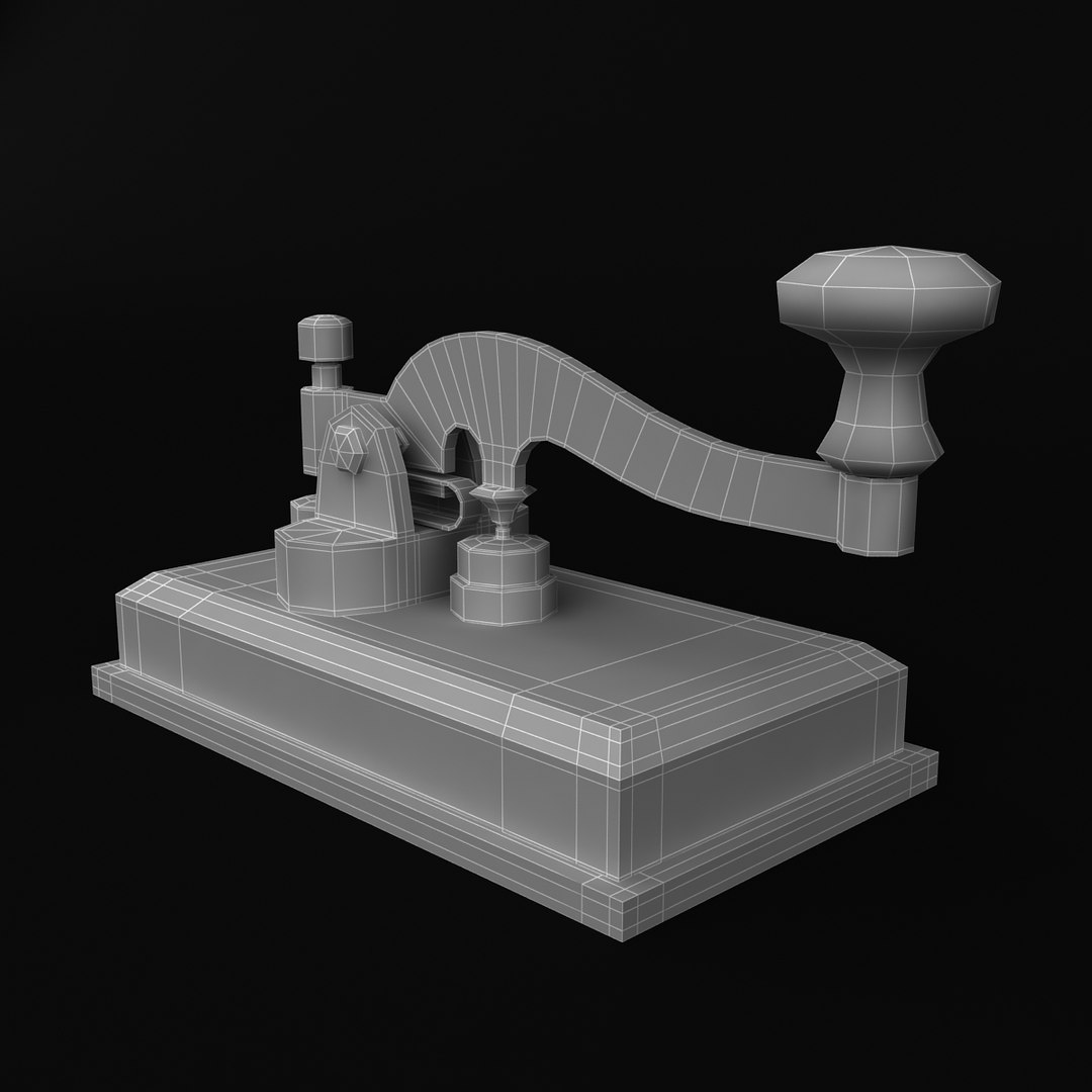 3d Model Of Telegraph