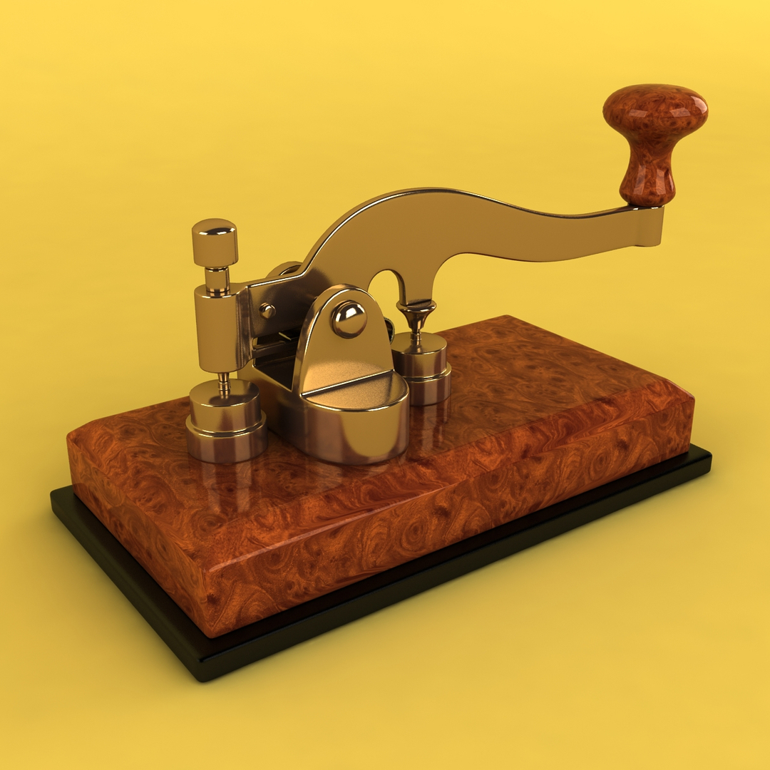 3d model of telegraph