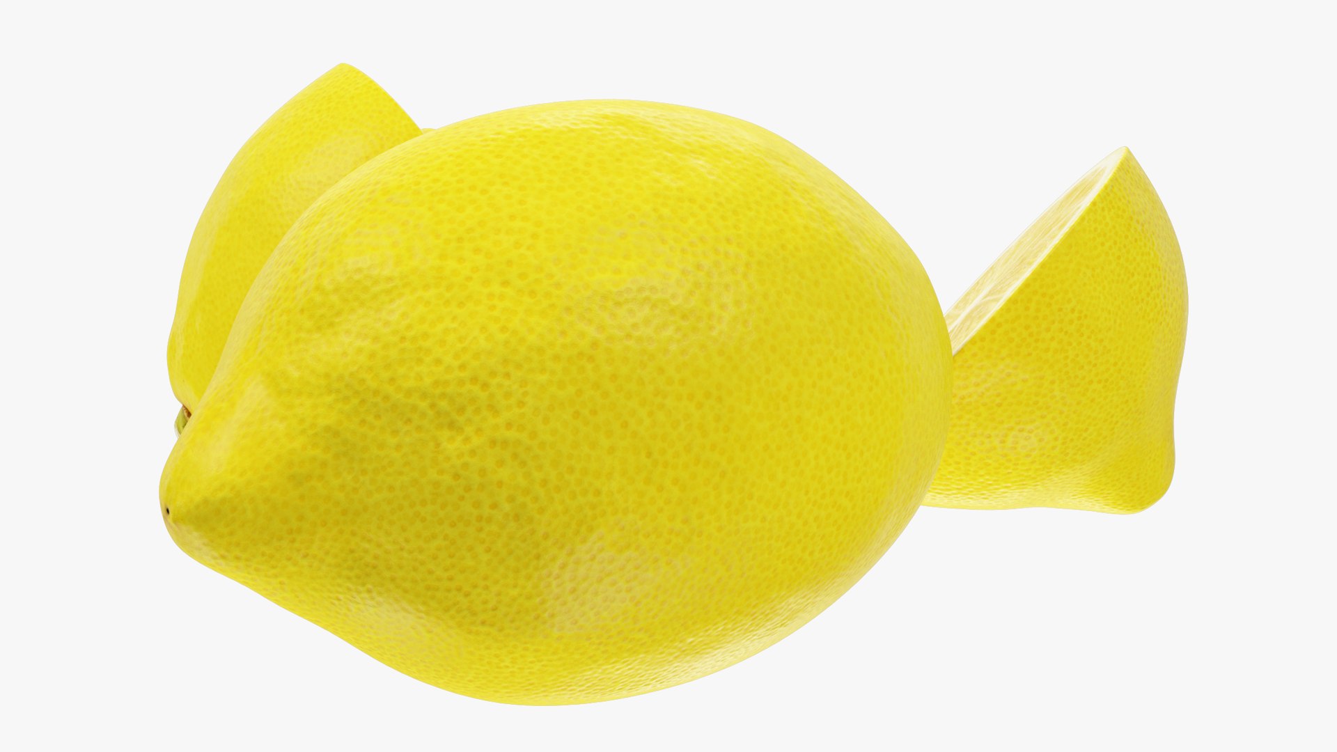 Lemon Cut V2 3D Model - TurboSquid 2193689