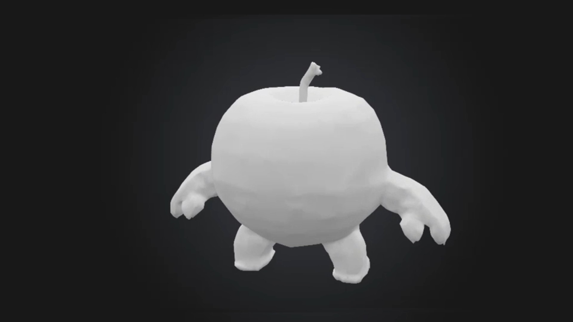 Apple Creature Cat Fruit Meme 3D Model For Printing Funny Animal ...