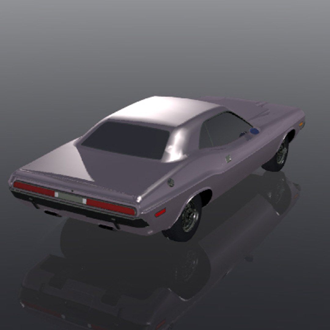 3d Muscle Car Model