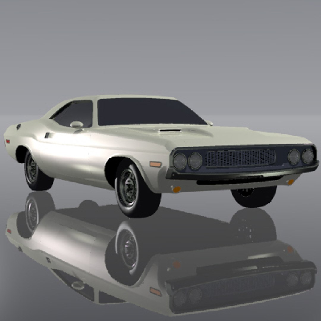 3d Muscle Car Model
