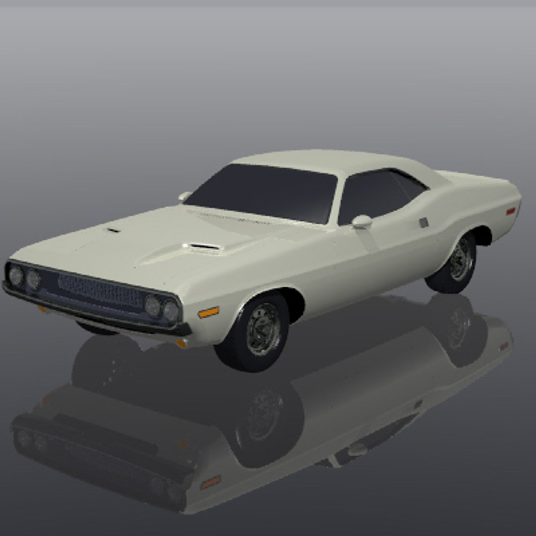 3d Muscle Car Model