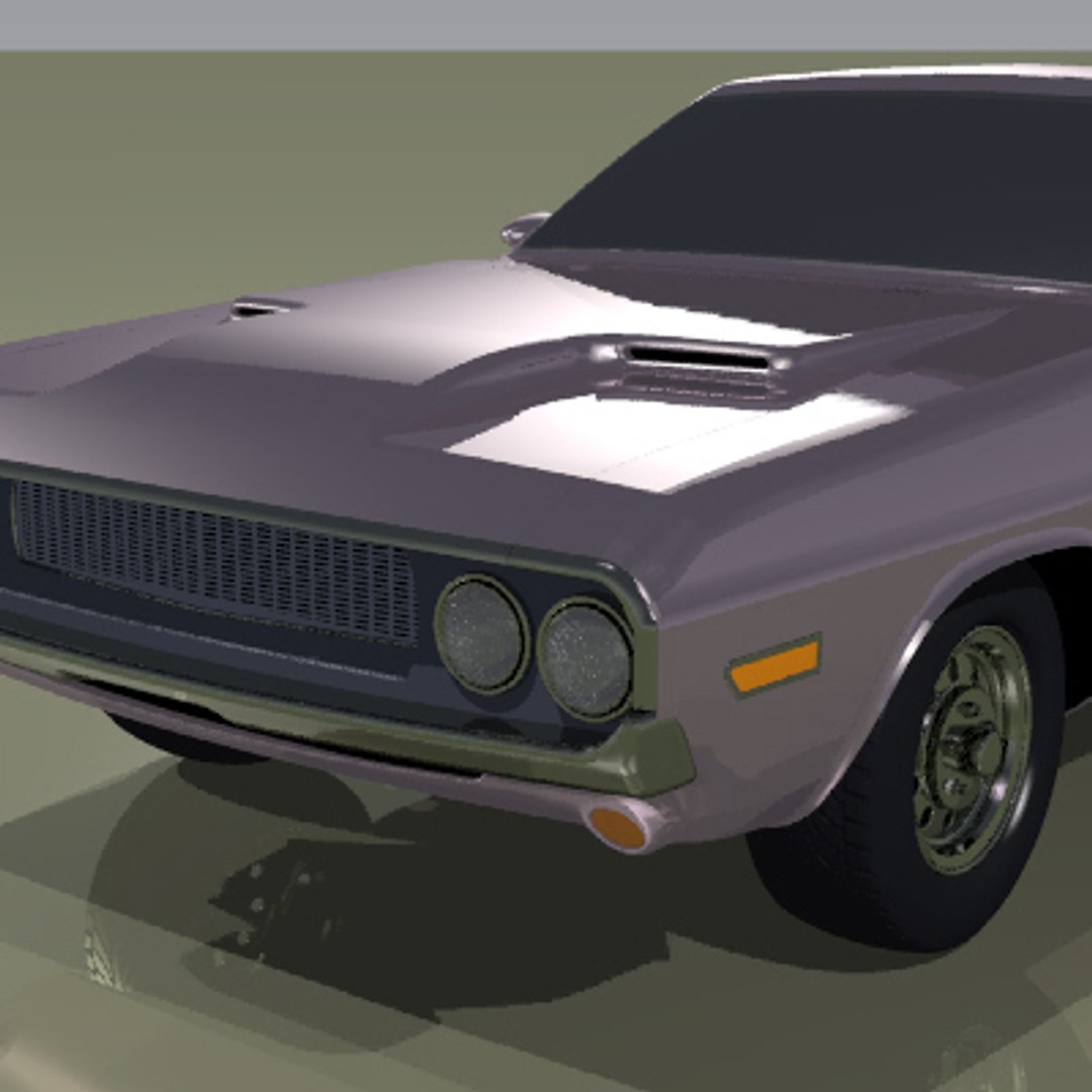 3d Muscle Car Model