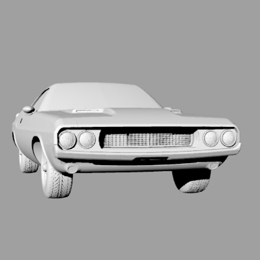 3d Muscle Car Model