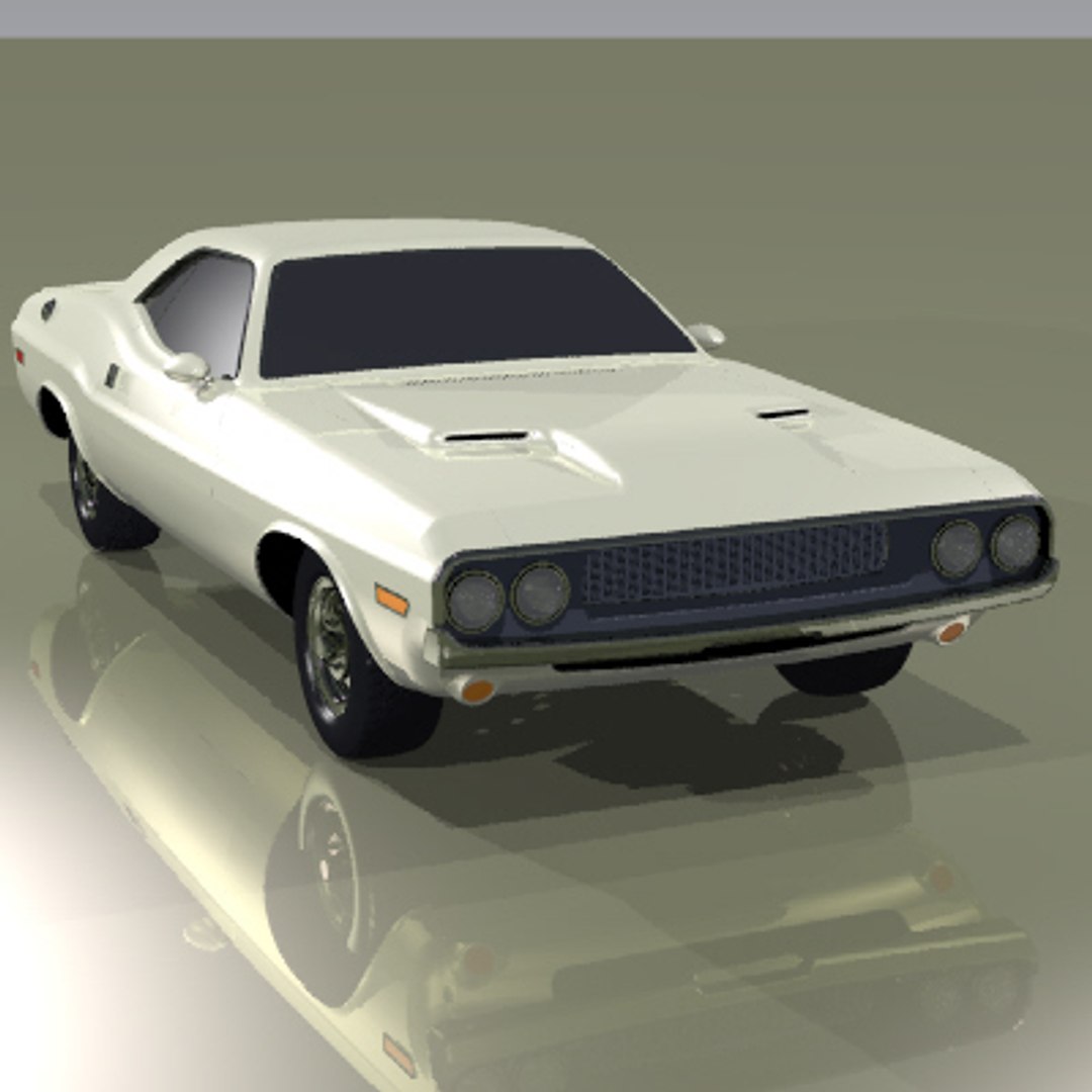 3d Muscle Car Model