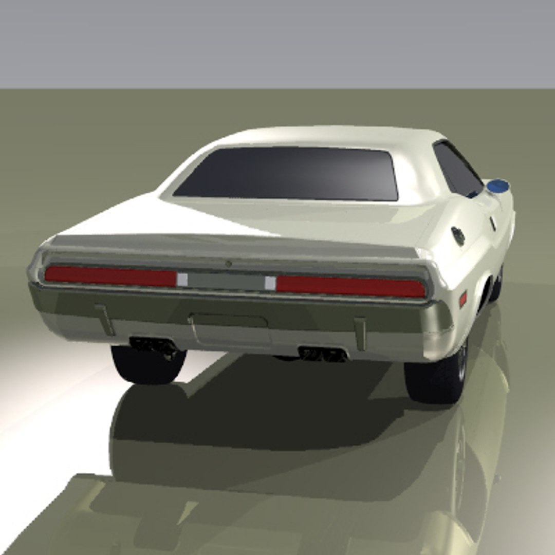 3d Muscle Car Model