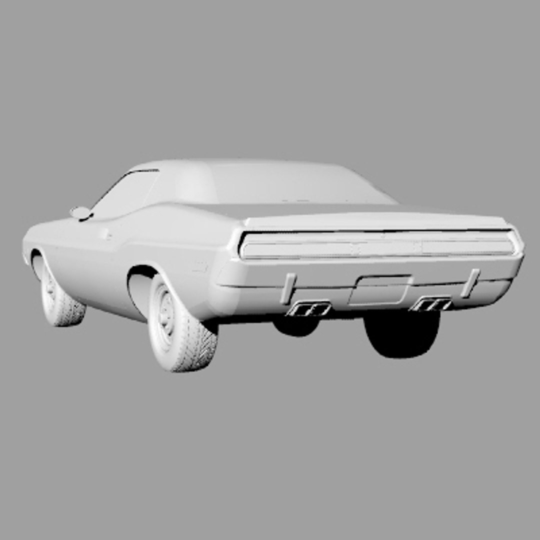3d Muscle Car Model