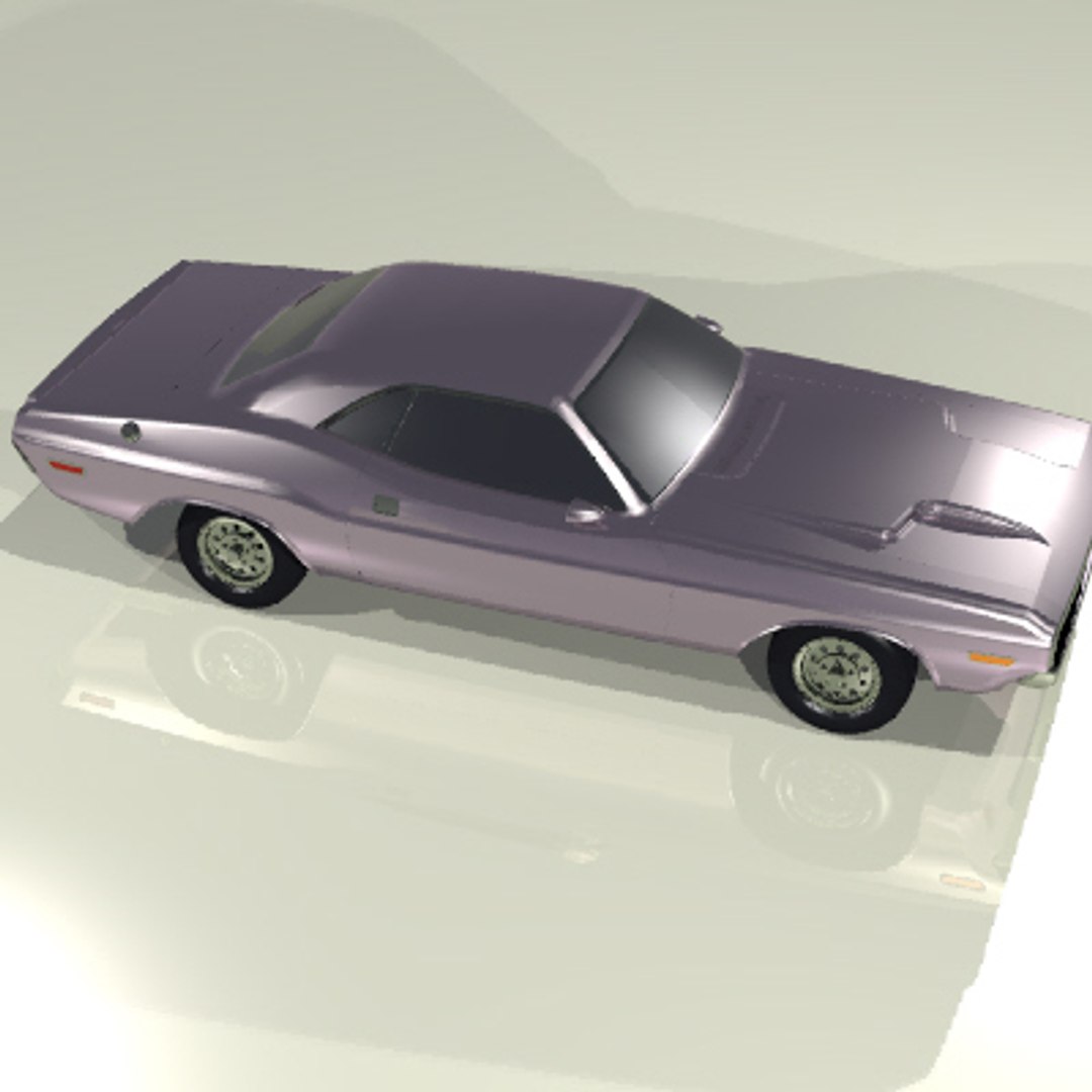 3d Muscle Car Model