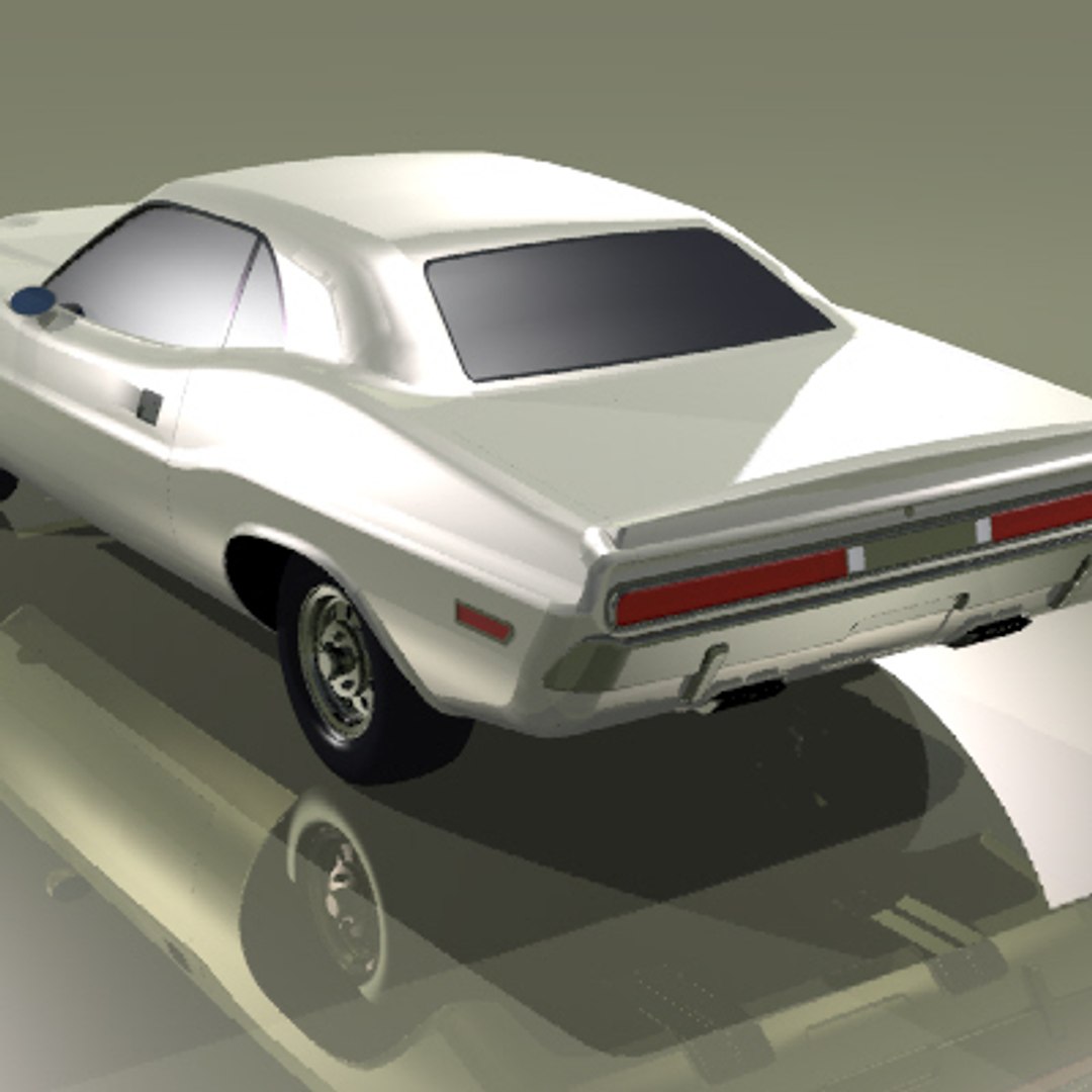 3d Muscle Car Model