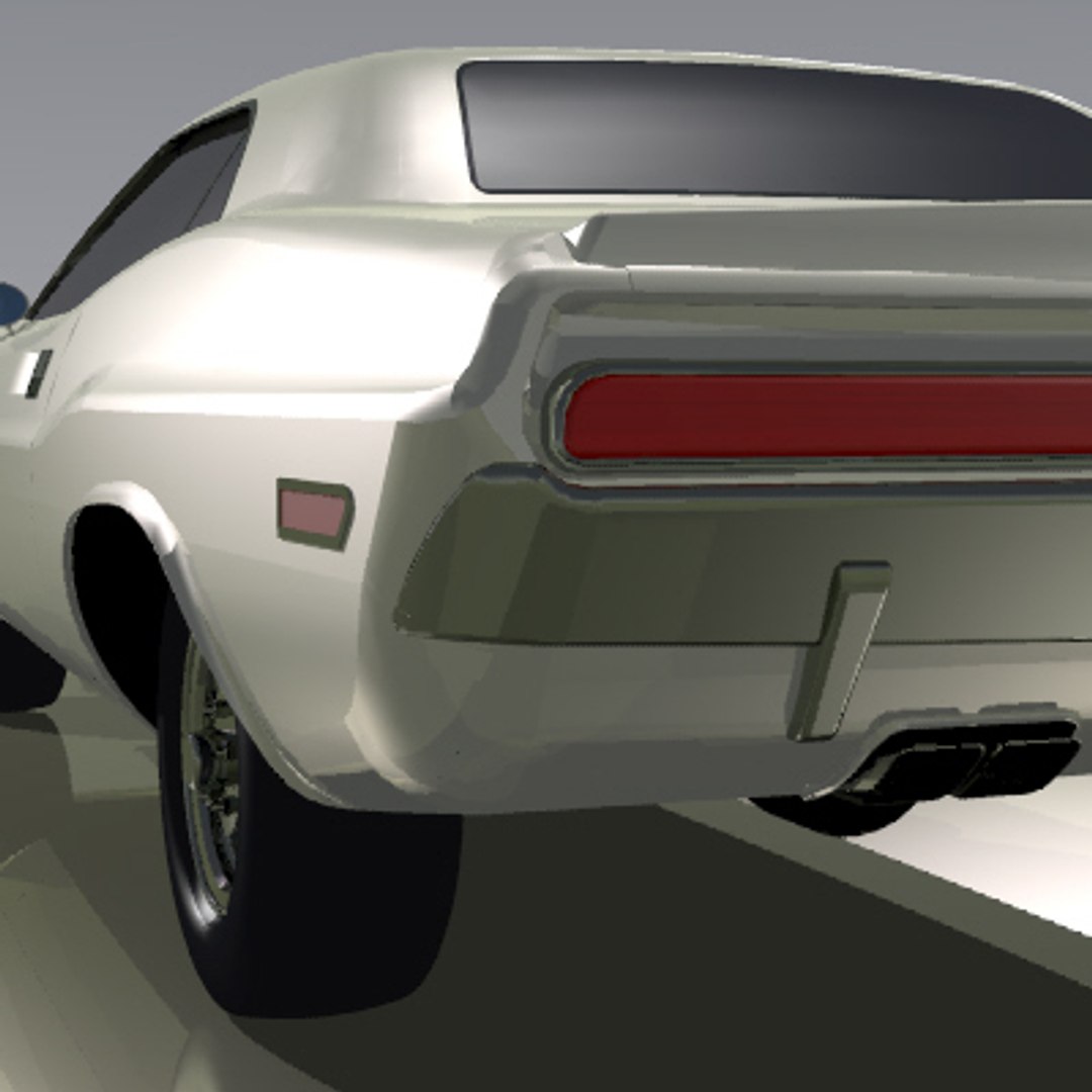 3d Muscle Car Model