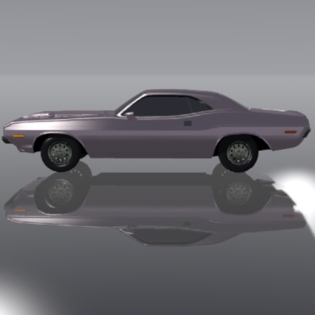 3d Muscle Car Model