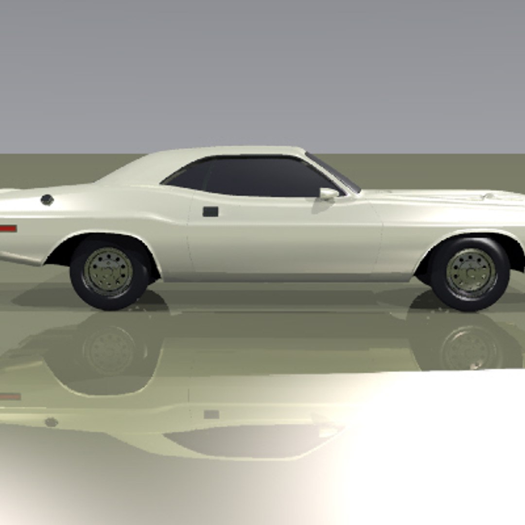 3d Muscle Car Model