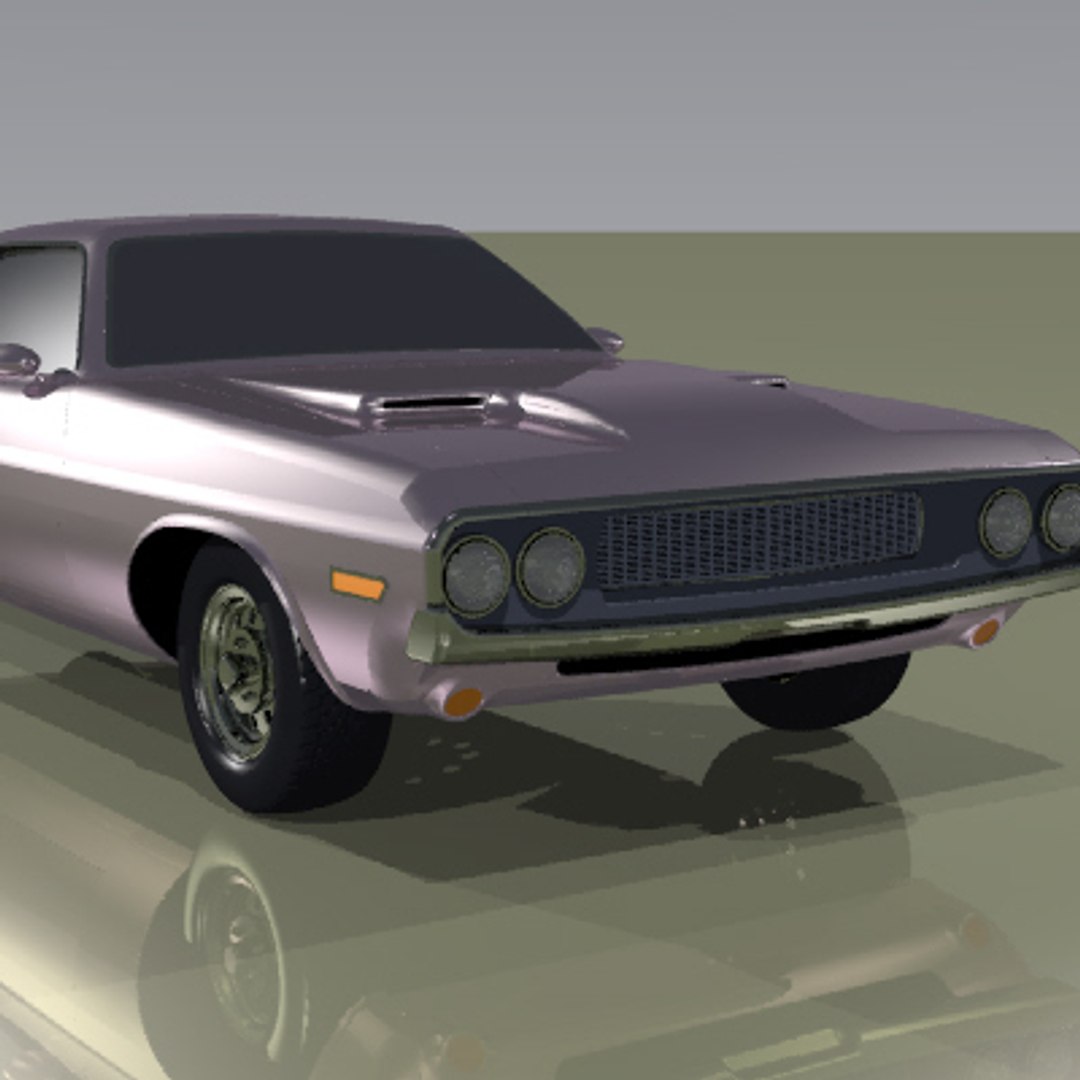 3d Muscle Car Model