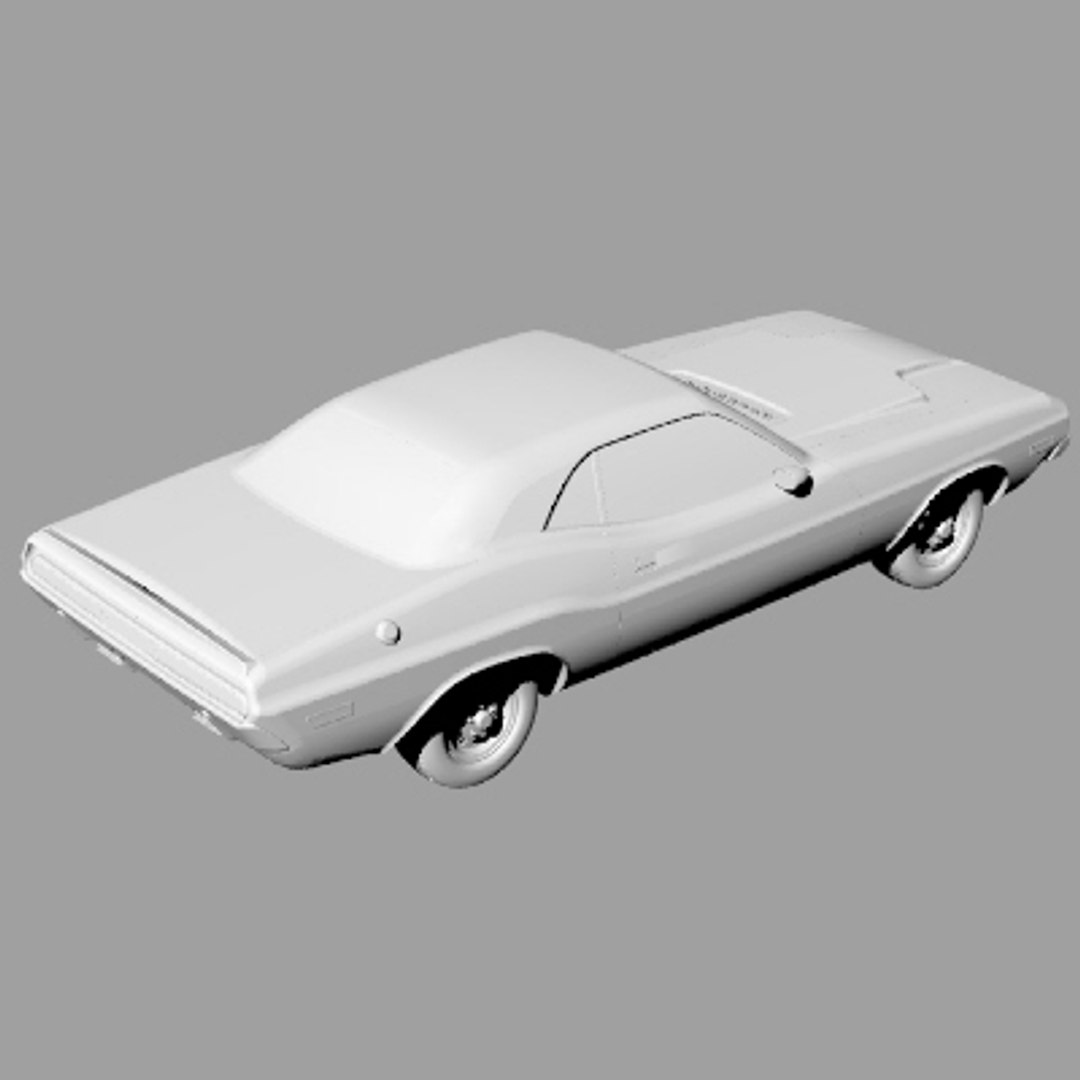 3d Muscle Car Model