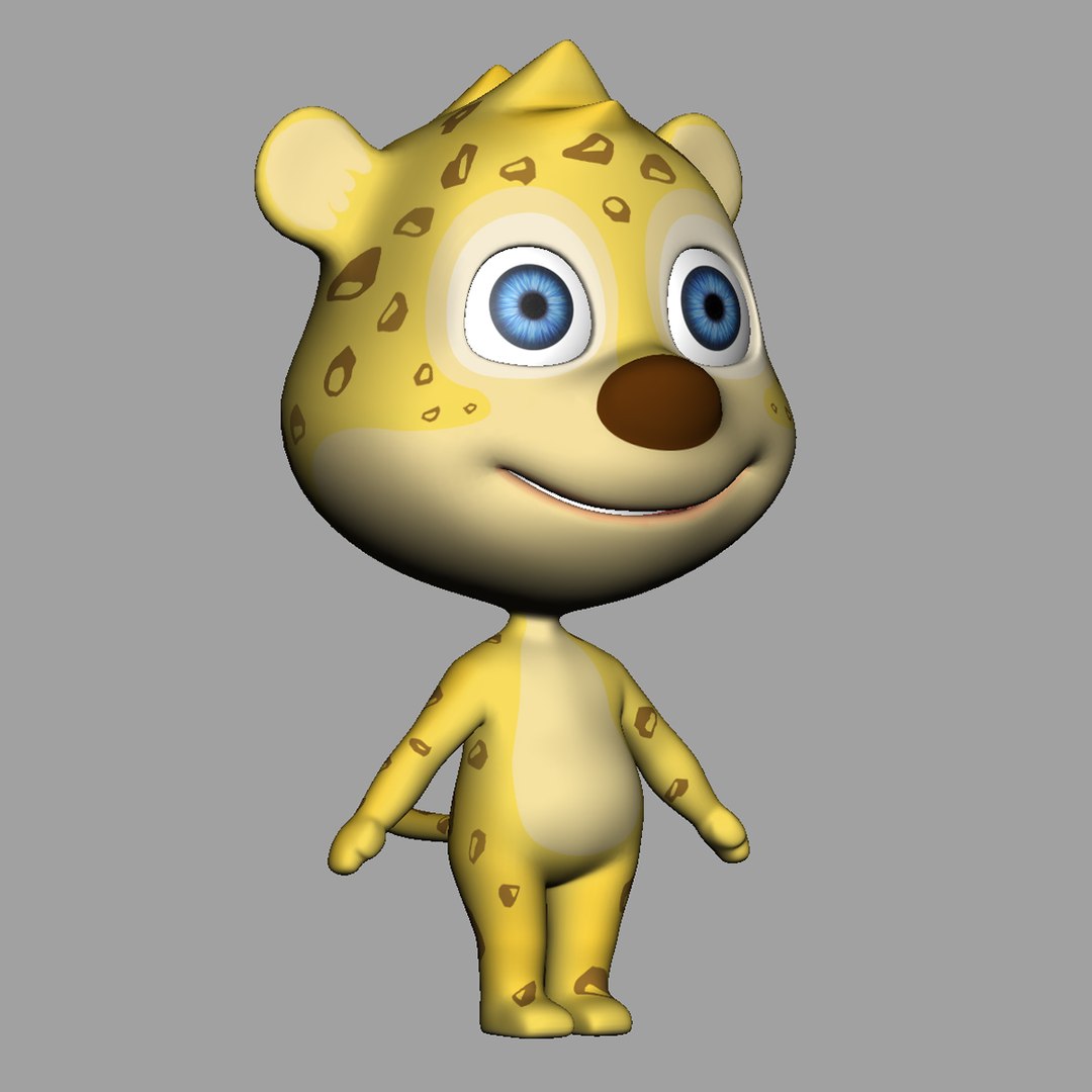 Cartoon Animation Character Model - TurboSquid 1647986