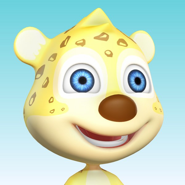 Cartoon animation character model - TurboSquid 1647986