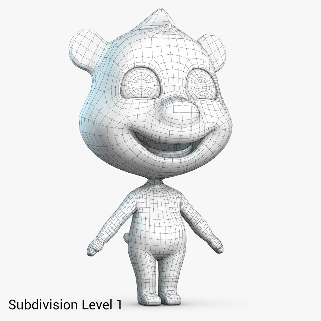 Cartoon Animation Character Model - TurboSquid 1647986