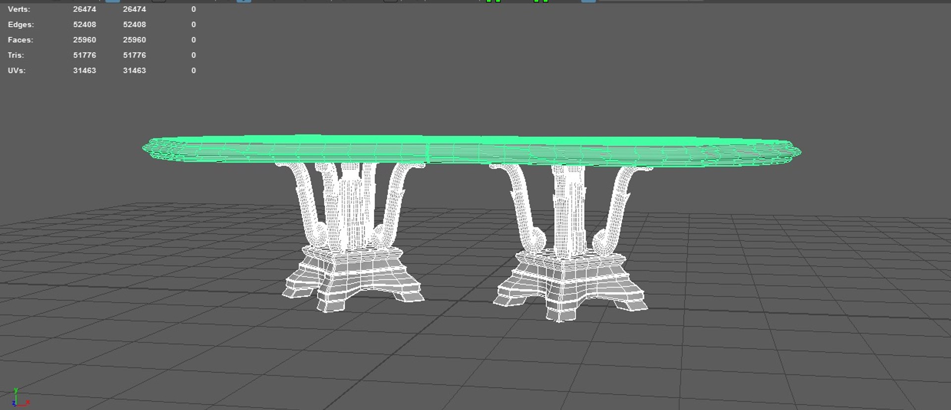 Free Obj Mode Table Dining Victorian