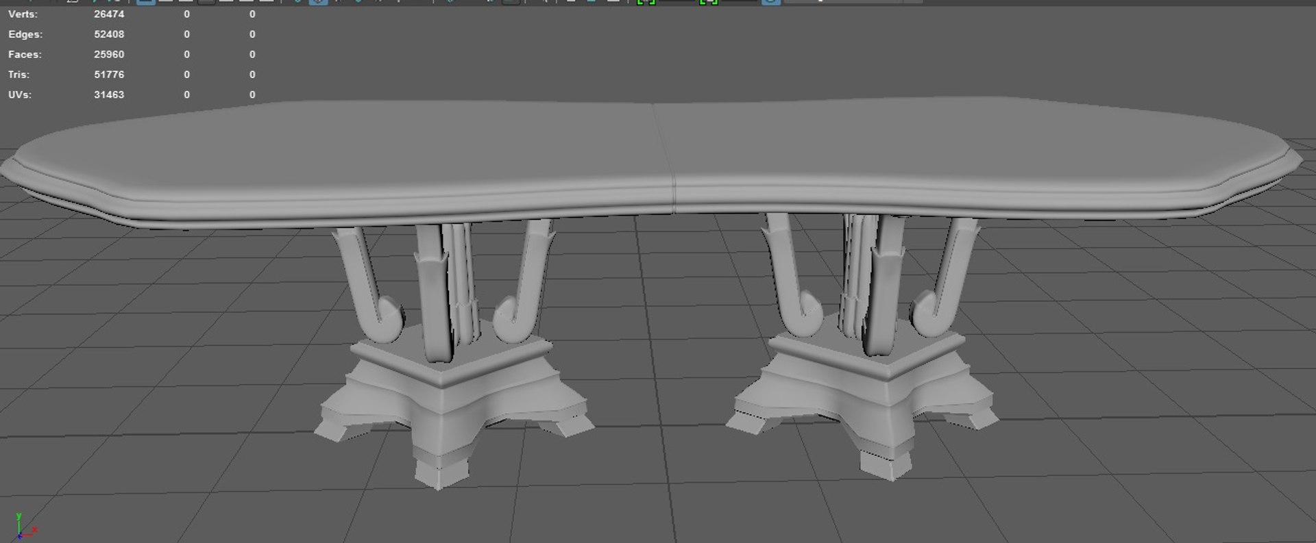 Free Obj Mode Table Dining Victorian