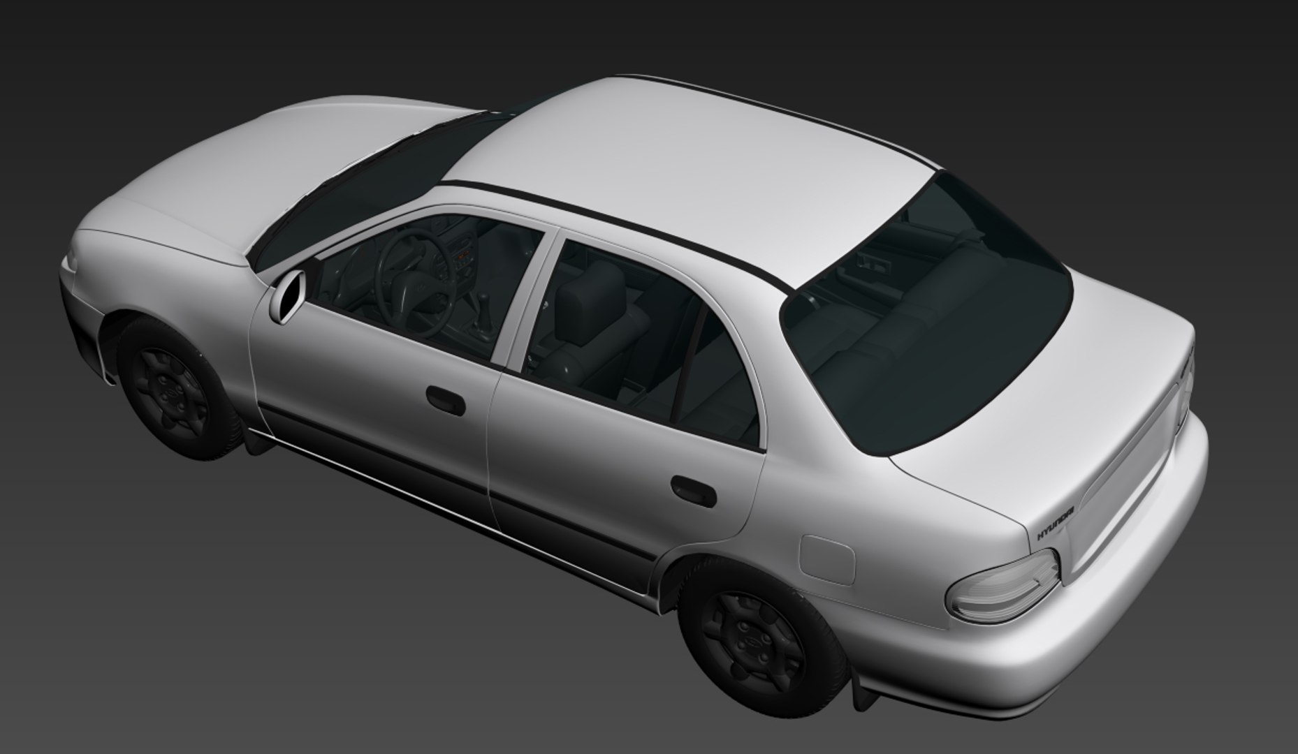 Hyundai Accent 1998 3D Model - TurboSquid 2010466