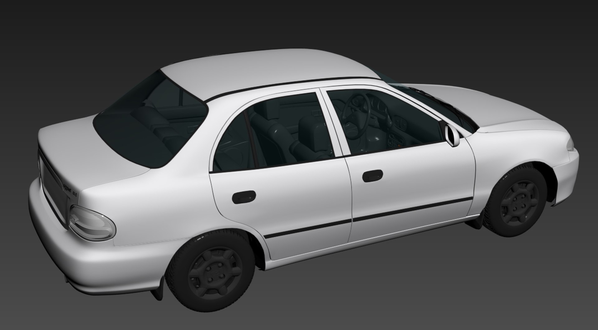 Hyundai Accent 1998 3D Model - TurboSquid 2010466