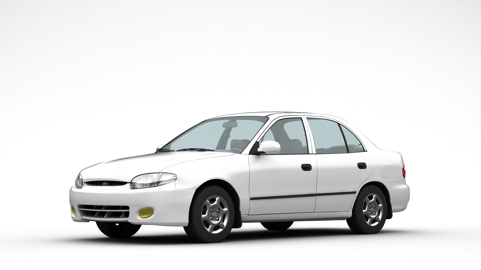 Hyundai Accent 1998 3D Model - TurboSquid 2010466