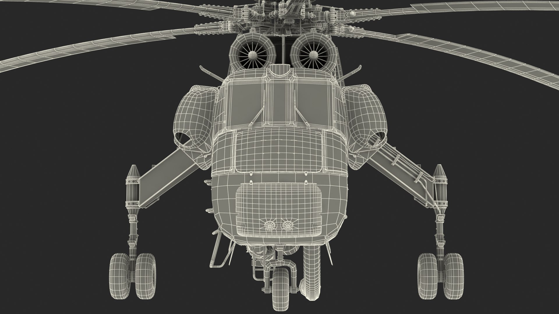 Sikorsky s-64 skycrane firefighting 3D model - TurboSquid 1485134