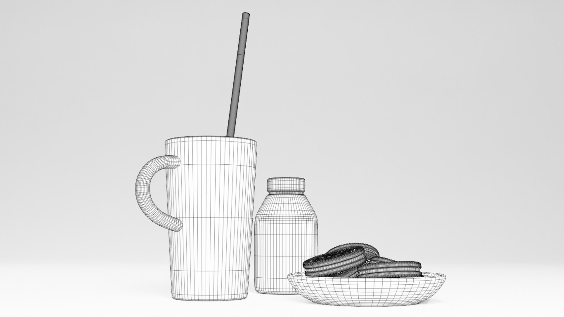Iced Coffee 001 3D Model - TurboSquid 2240067