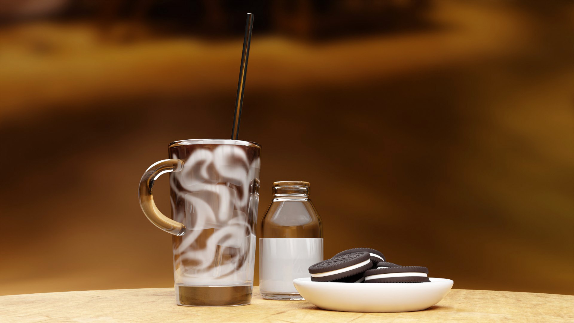 Iced Coffee 001 3D Model - TurboSquid 2240067